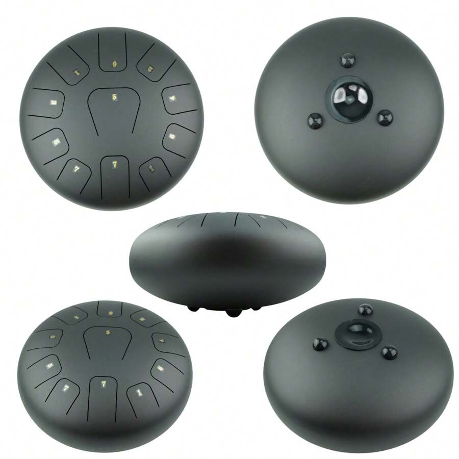 Steel Tongue Drum - 11 noten 12 inch - Percussie-instrument - Handpan ...