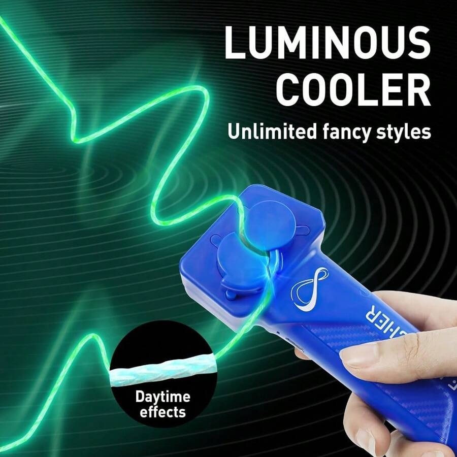 String Shooter Toy Glow In The Dark, Rope Launcher Loop Fidget Toys ...