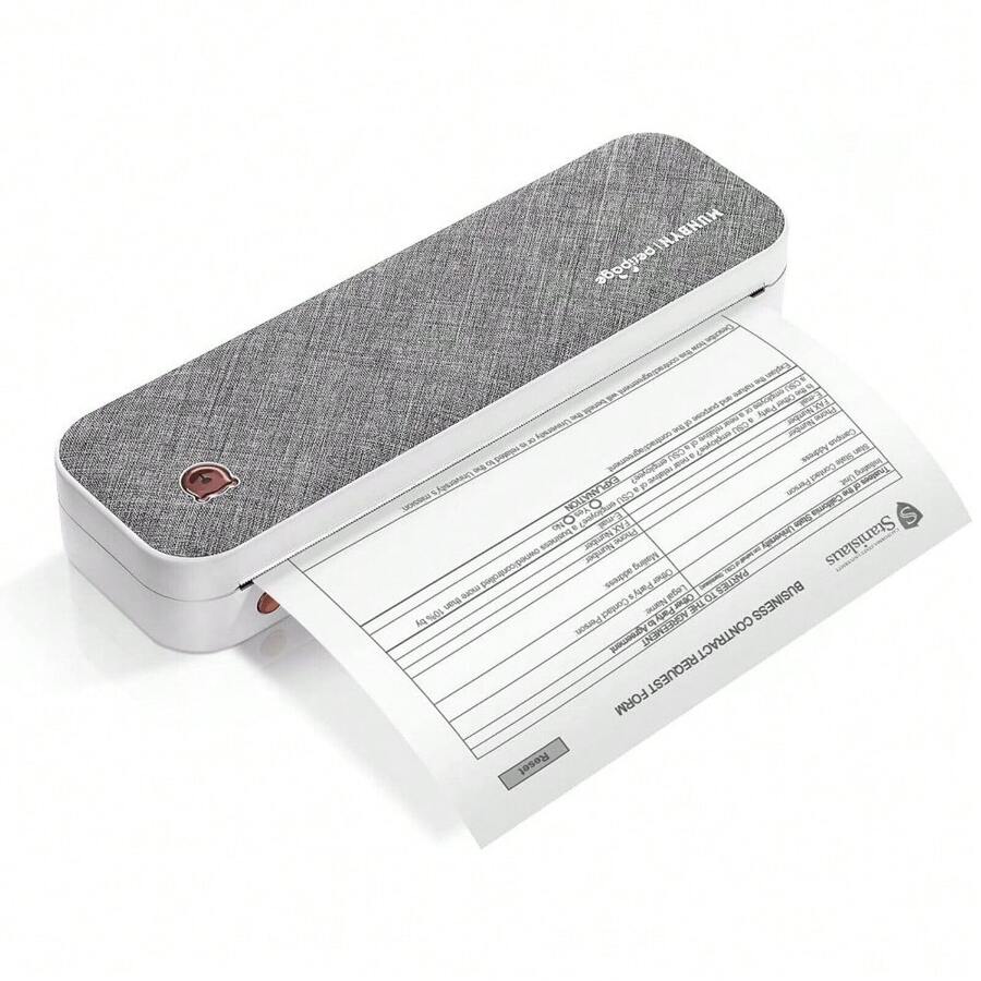 MUNBYN Portable A4 Bluetooth Thermal Printer US Letter Size Printer For ...