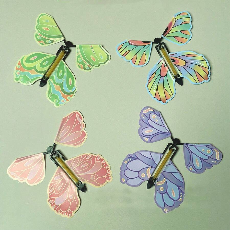 Juguete creativo de mariposas voladoras mágicas, mini mariposas ...