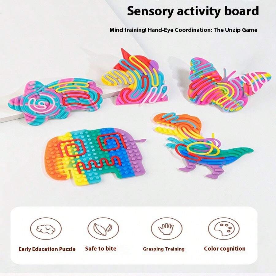 New Sensory Silicone Decompression Board, DIY Shaped Sensory Activity ...