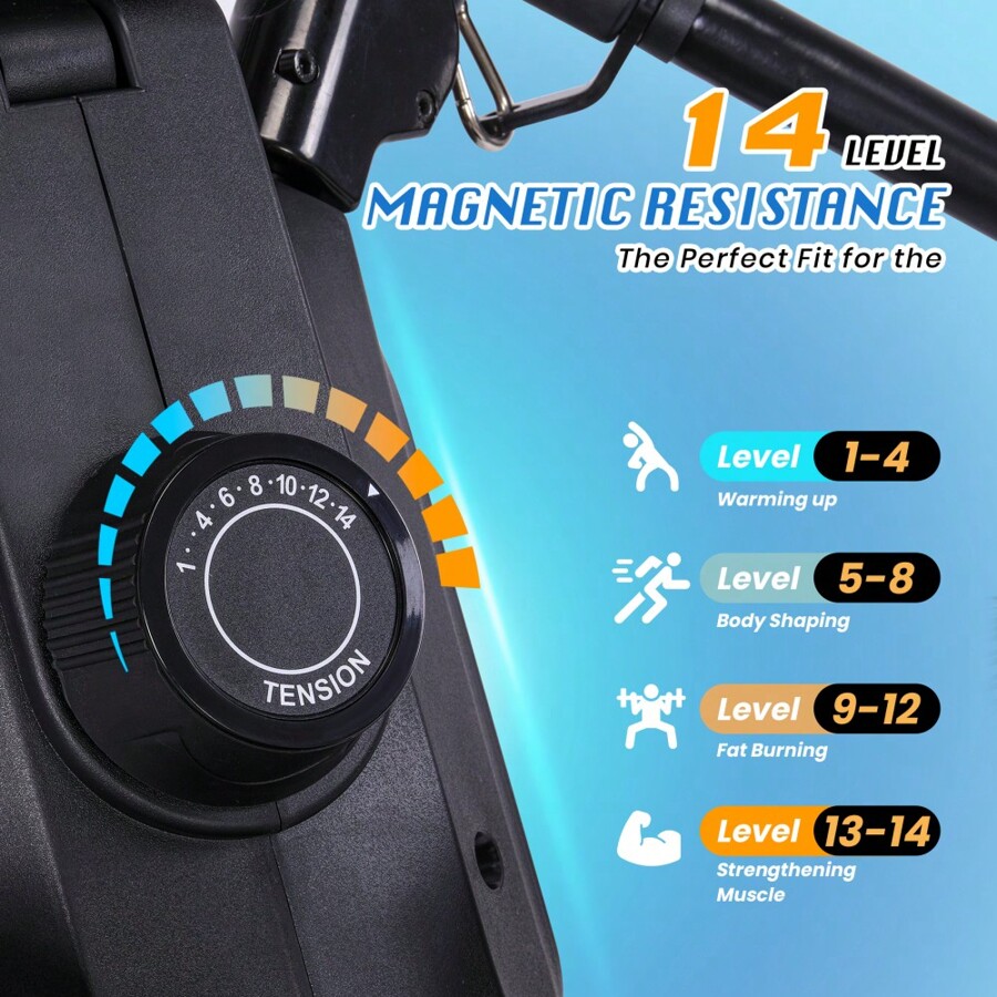 Garvee Double Sculls Rowing Machine For Home, 14 Levels Of Quiet ...