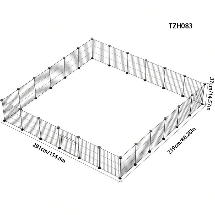 Multi-Purpose DIY Iron Wire Mesh Pet Cage, Dog Kennel, Chicken Coop ...