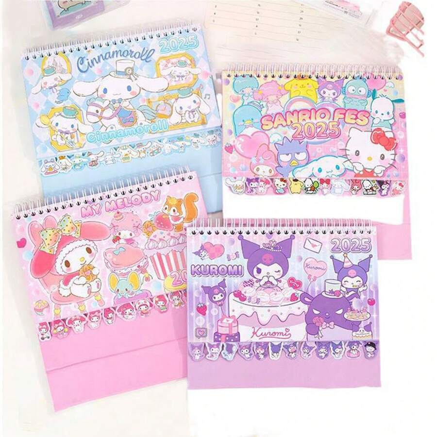 Sanrio Sanrio Calendar Kuromi Desktop Decoration Check-In Calendar ...