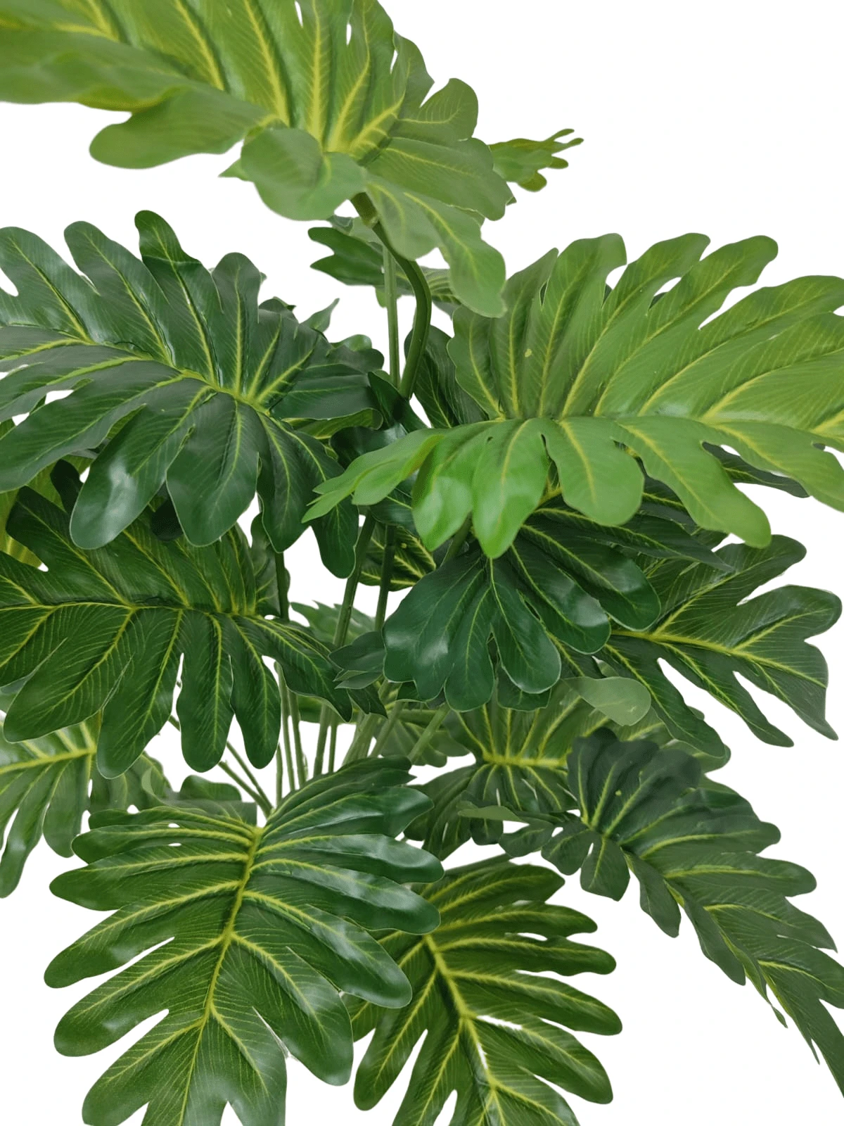 Arranjo Decorativo Casa Vaso Grande Bege C/ Planta Guaimbê Artificial ...