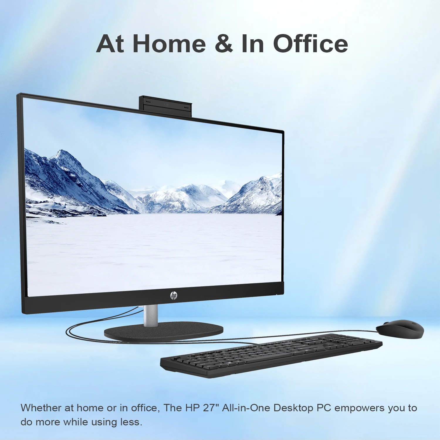 HP HP Essential All-In-One Desktop, 27" FHD Touchscreen, Intel Core I7 ...