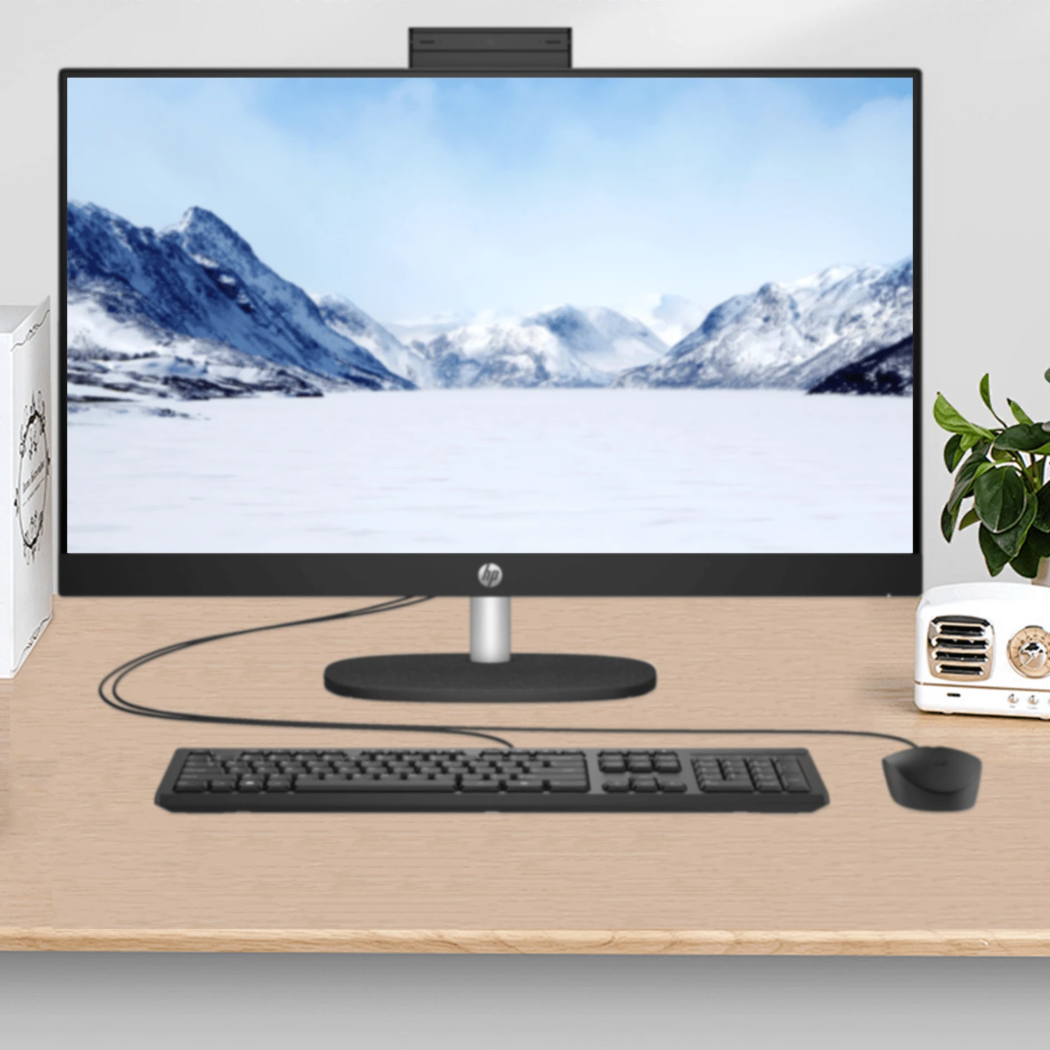 HP HP Essential All-In-One Desktop, 27" FHD Touchscreen, Intel Core I7 ...