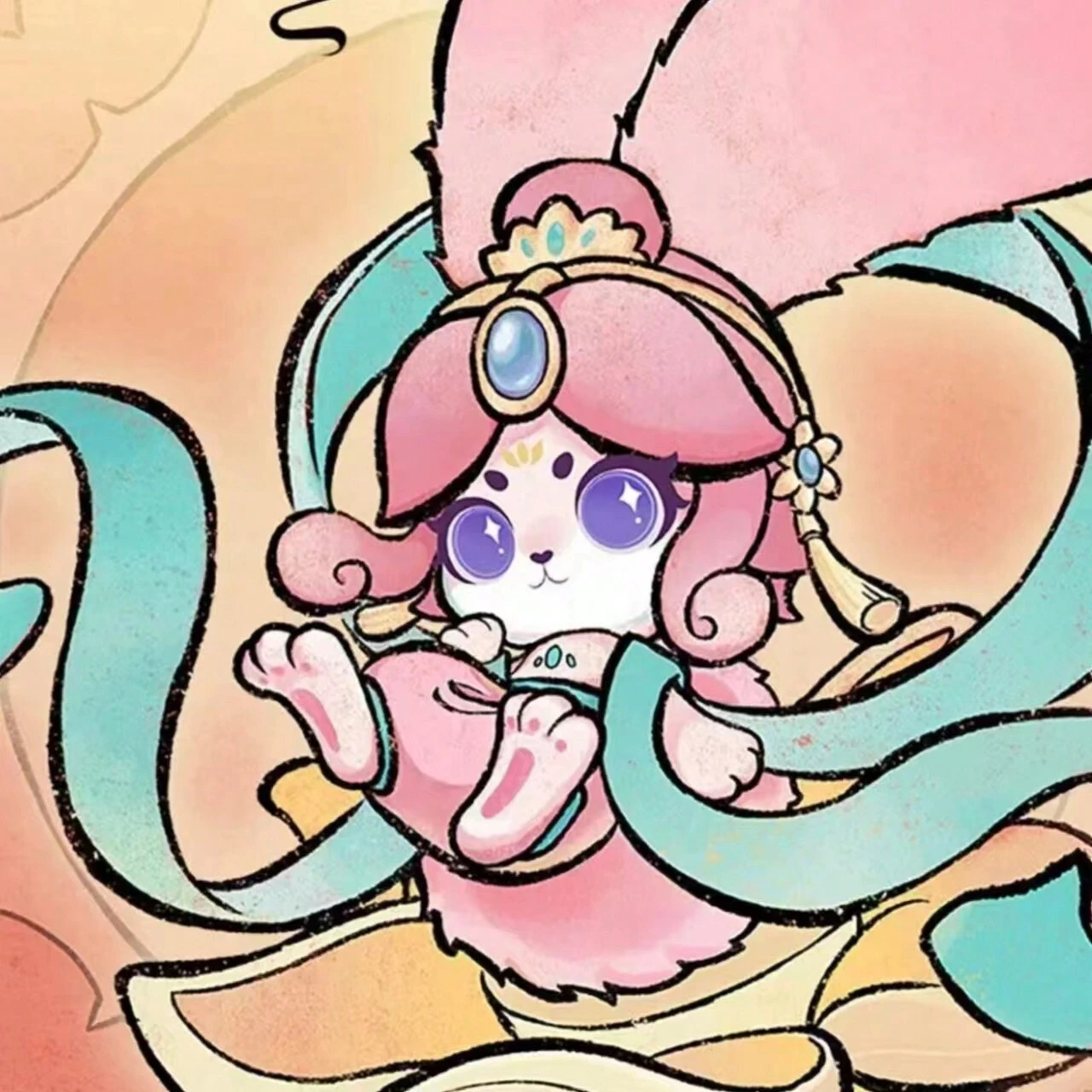 Official Kapibara-San Dunhuang Dream Series Blind Box Cute Plush Rabbit ...