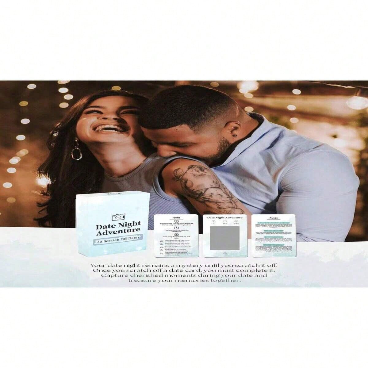 Date Night Adventure Card Game - Creative Multiplayer Board Game Cards ...