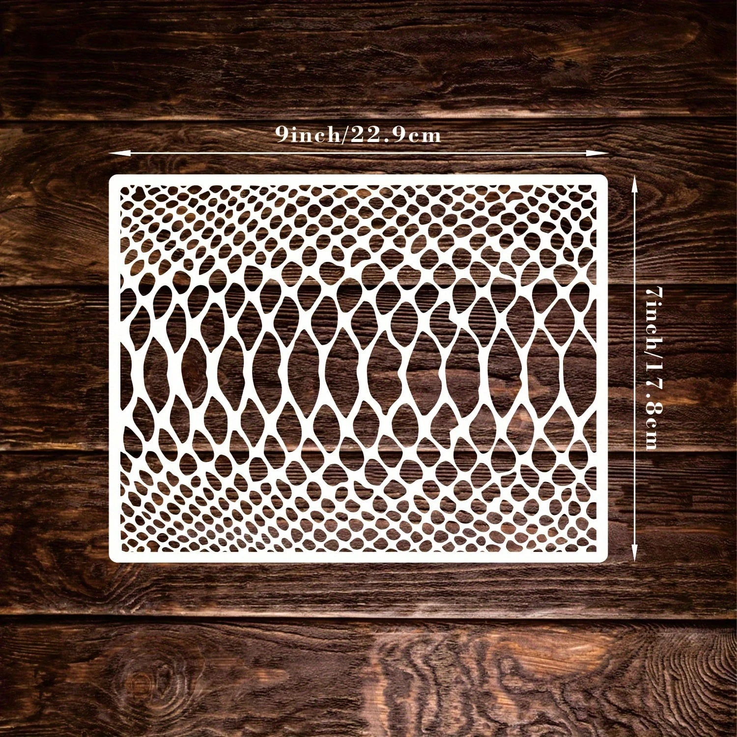 9х7 Inches Snake Skin Camo Logo Stencil, Snake Scale Snakeskin Stencil ...