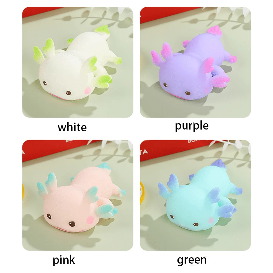 Stretchable And Squeezable Axolotl Toys - Cute Fish Stress - Relieving ...