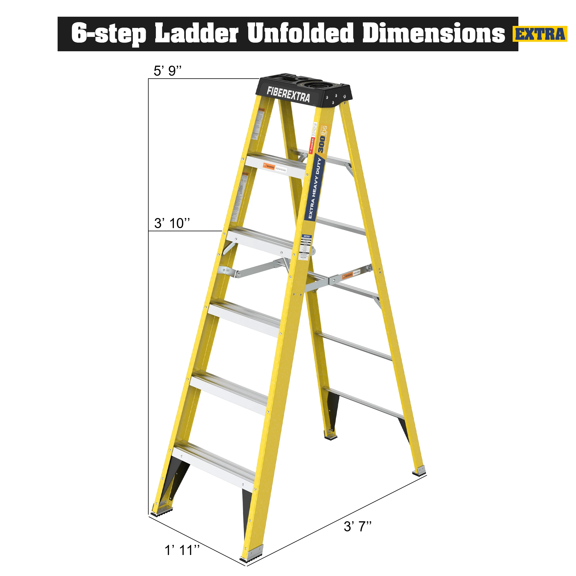 Zigzag Ladder Project Ladder Folding Home Dual-Purpose Stairs Climbing ...