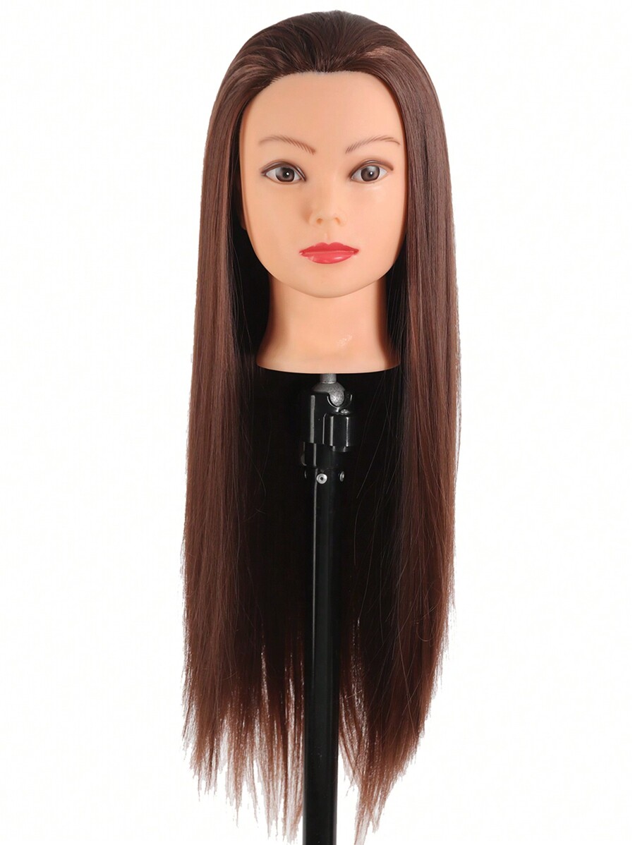 20 Inch Mannequin Head With Hair Training Head, With Free Fixture Stand ...
