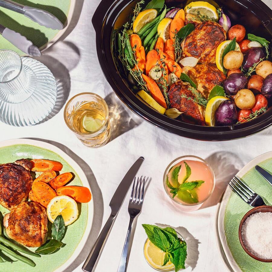 Beautiful 6 Qt Programmable Slow Cooker, White Icing By Drew Barrymore ...