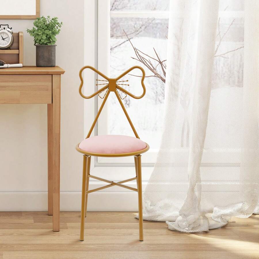 1pcs Butterfly-Shaped Vanity Chair, Dining Chair, Makeup Chair ...