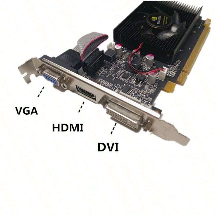 GT610 1GB Desktop Half-Height Blade Card Graphics Card Small Chassis ...