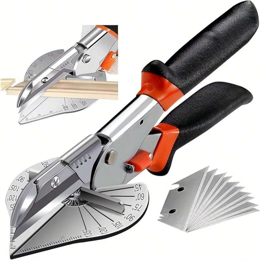 1pc Multi-Angle Miter Shear Cutter - Adjustable 45-135 Degree, Carbon ...