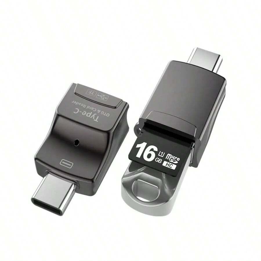 2-In-1 USB To C Otg Adapter With Type C To Micro SD Card Reader USB C ...