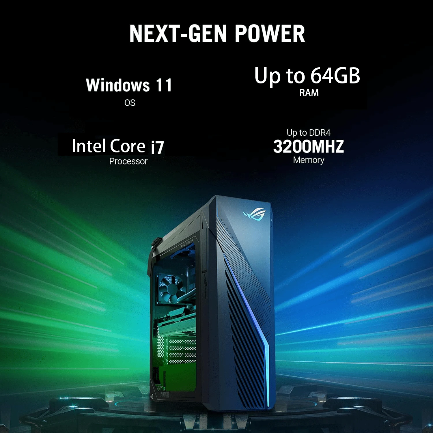 ASUS ASUS ROG Strix I7 RTX 4070 Gaming Desktop, Intel I7-13700KF ...