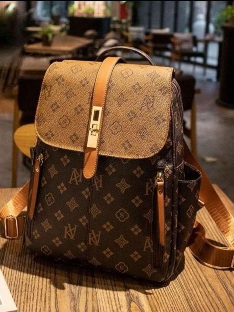 Women's Backpack Synthetic Leather Style Beautiful Details Elegant ...