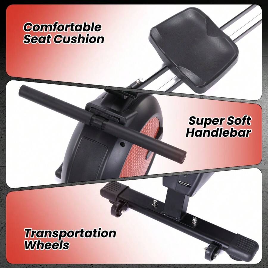 Garvee Rowing Machine For Home, 32 Levels Of Quiet Magnetic Resistance ...