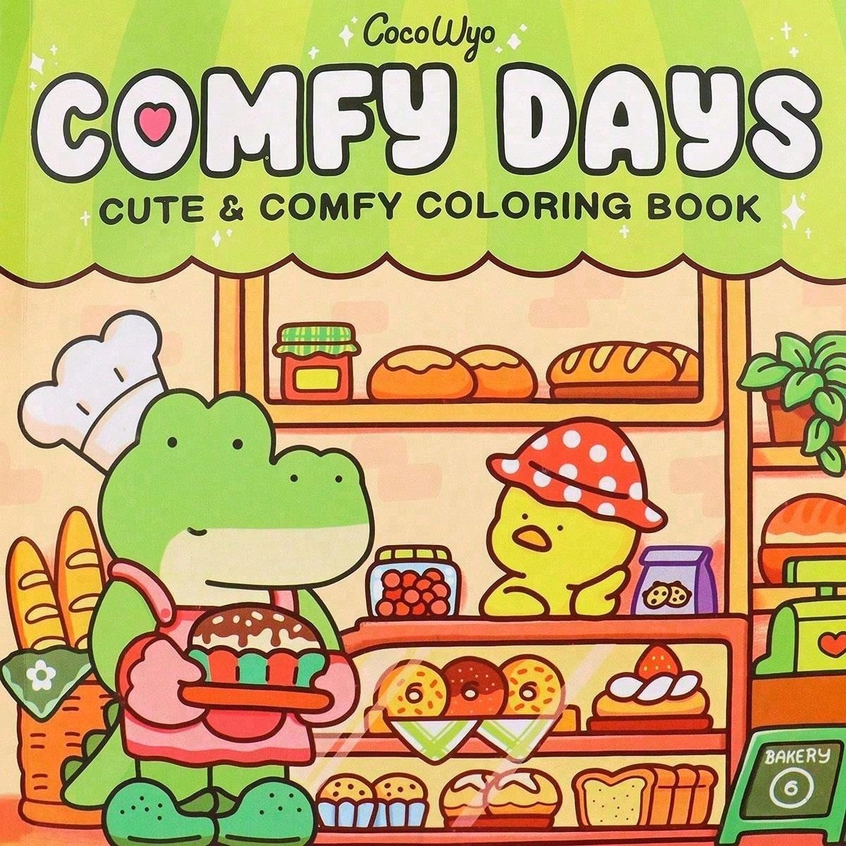 Comfy Days:Coloring Book For Adults, Bold And Easy, Simple And Big ...