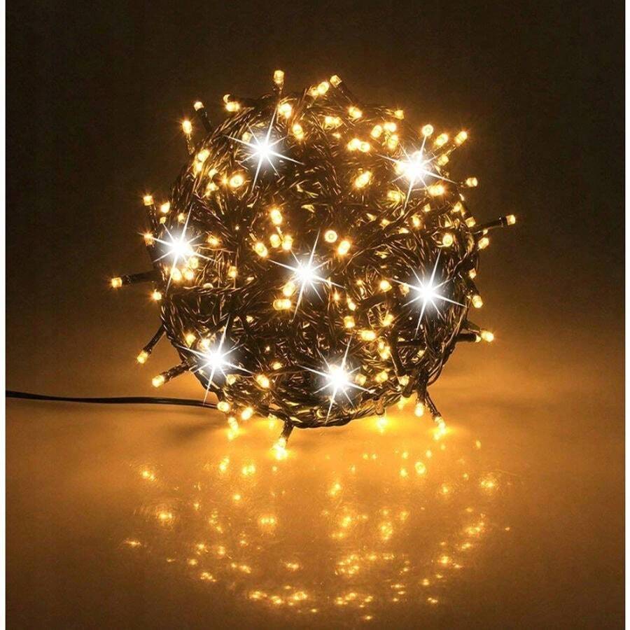 Fairy String Lights Warm Witte Kleur + Witte Flits 8 Meter 85 Leds ...