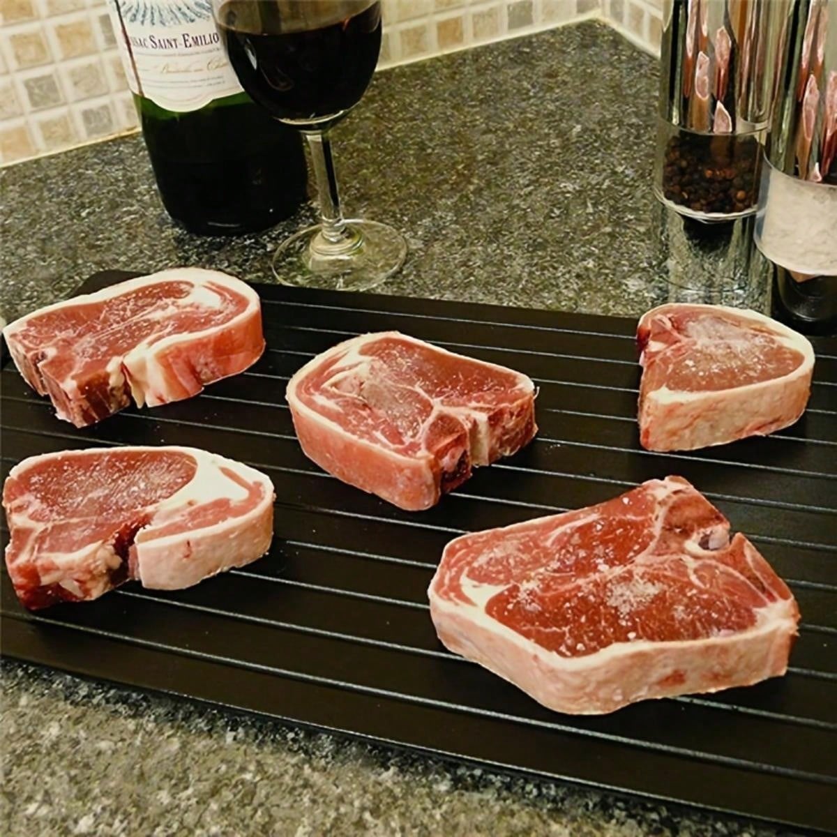 1pc Quick Defrost Tray, Frozen Meat Defrost Tray, Quick Defrost Frozen ...
