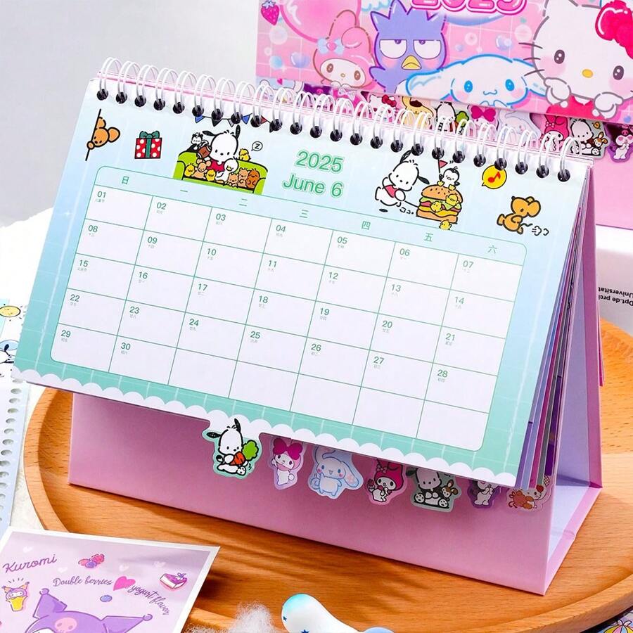 Sanrio Sanrio Kalender Kuromi Bureaubladdecoratie Check-In Kalender ...