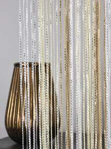 Tenda decorativa per finestra con righe spesse ed occhielli in metallo ...