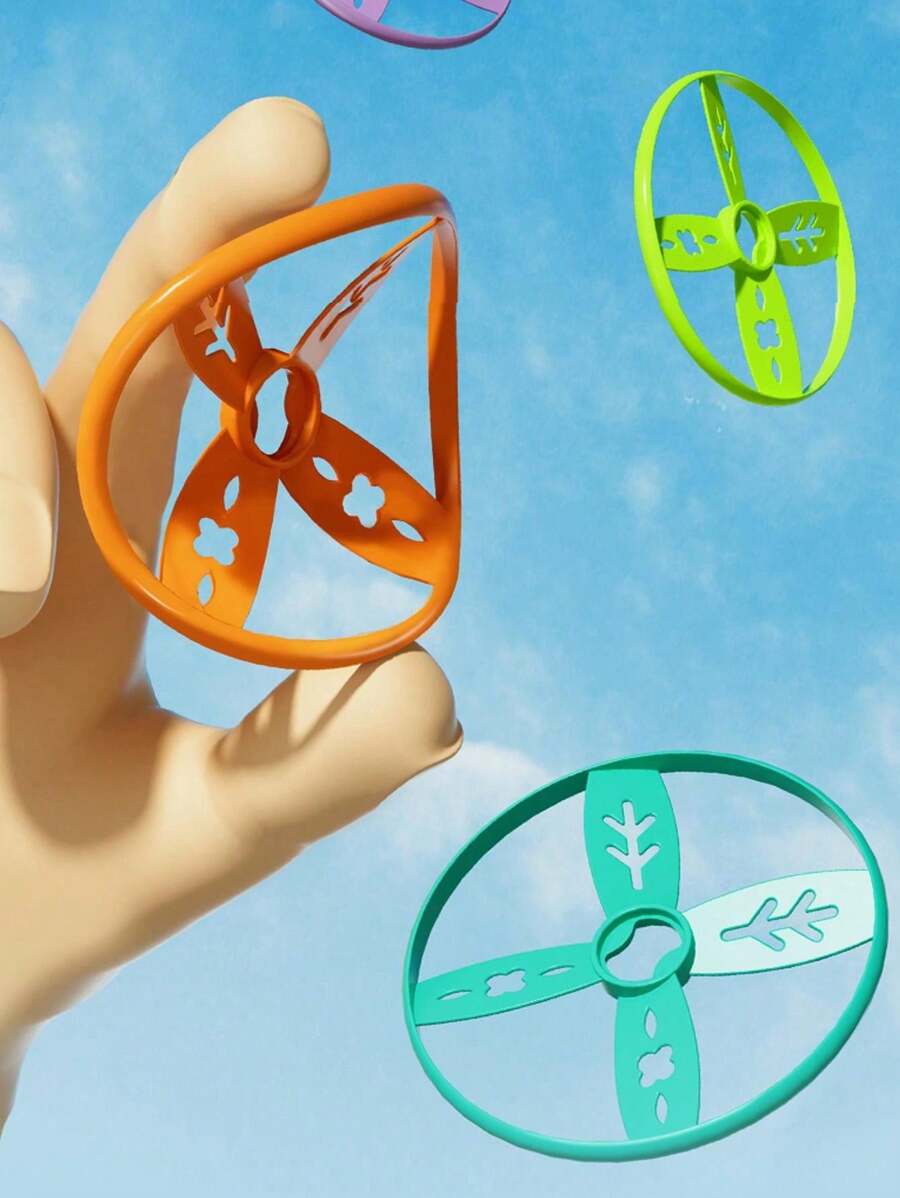 1 Set Children Interactive Frog Shape Wooden Bamboo Dragonfly Flying ...