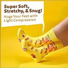 Fun Socks For Ladies, Fun Novelty Adult Dress Socks With Crazy Squirrel ...