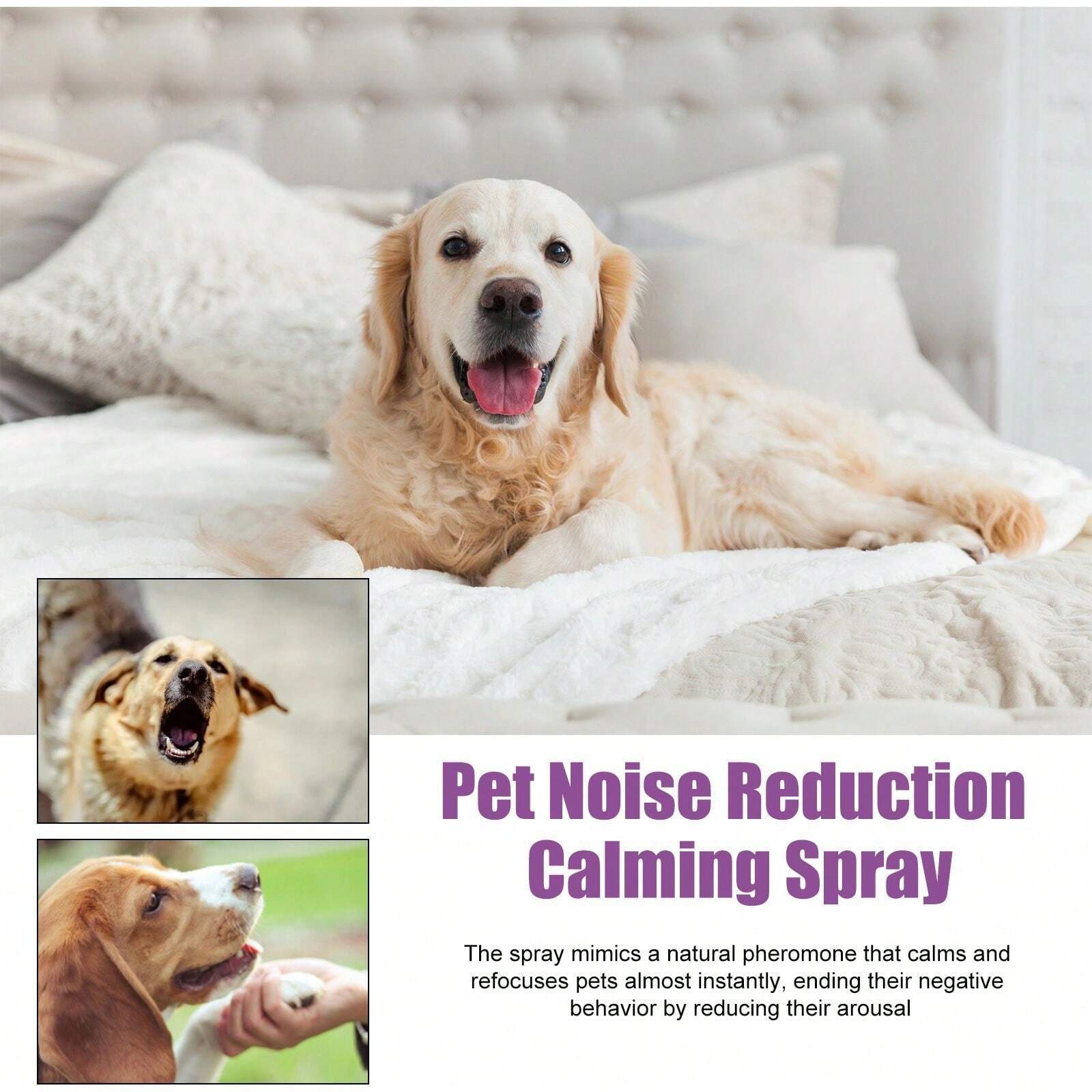 50ml Pet Noise Reduction Spray Soothes Pets, Calms Their Emotions ...