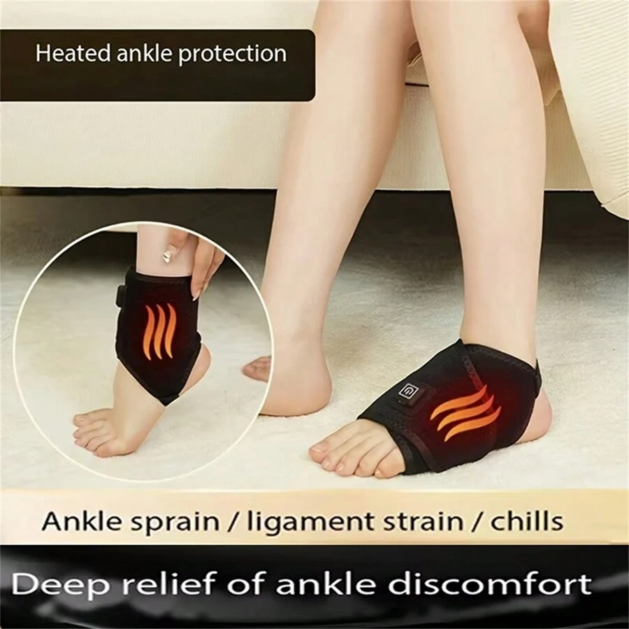 Heating Pad For Ankle Ankle Wrap Heated Ankle Brace Electric Ankle ...