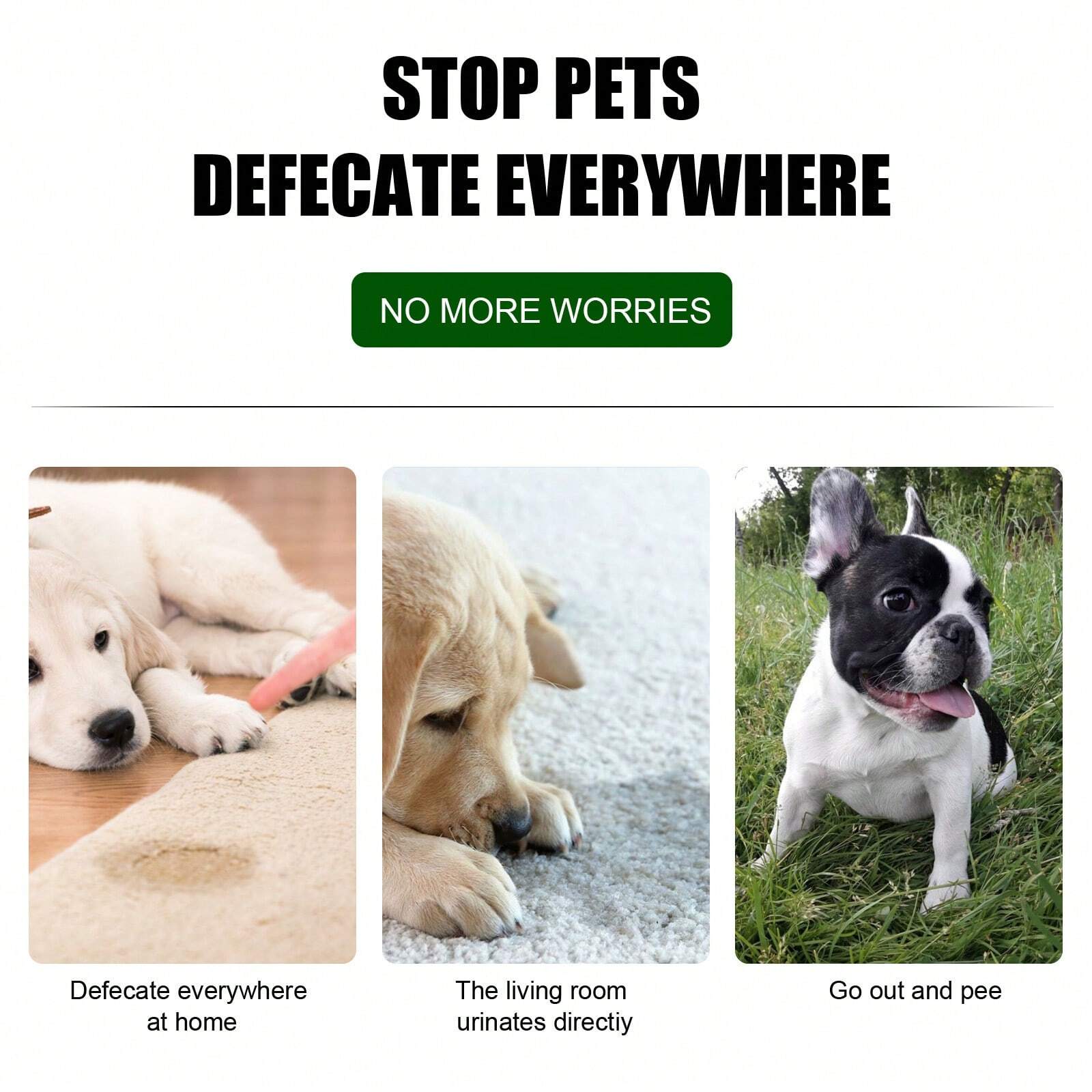 Pet Cats And Dogs Defecation Positioning Inducer Pee And Defecate Fixed ...