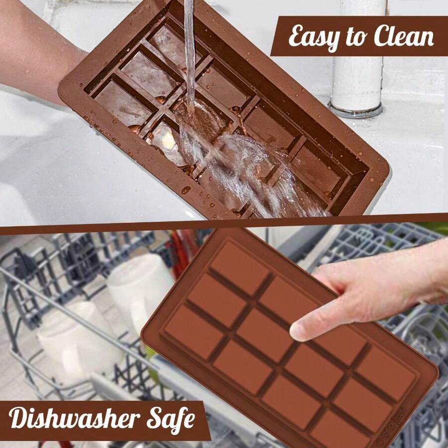 Chocolate Bar Mold Pistachio Chocolate Bar Silicone Thick Mold For ...