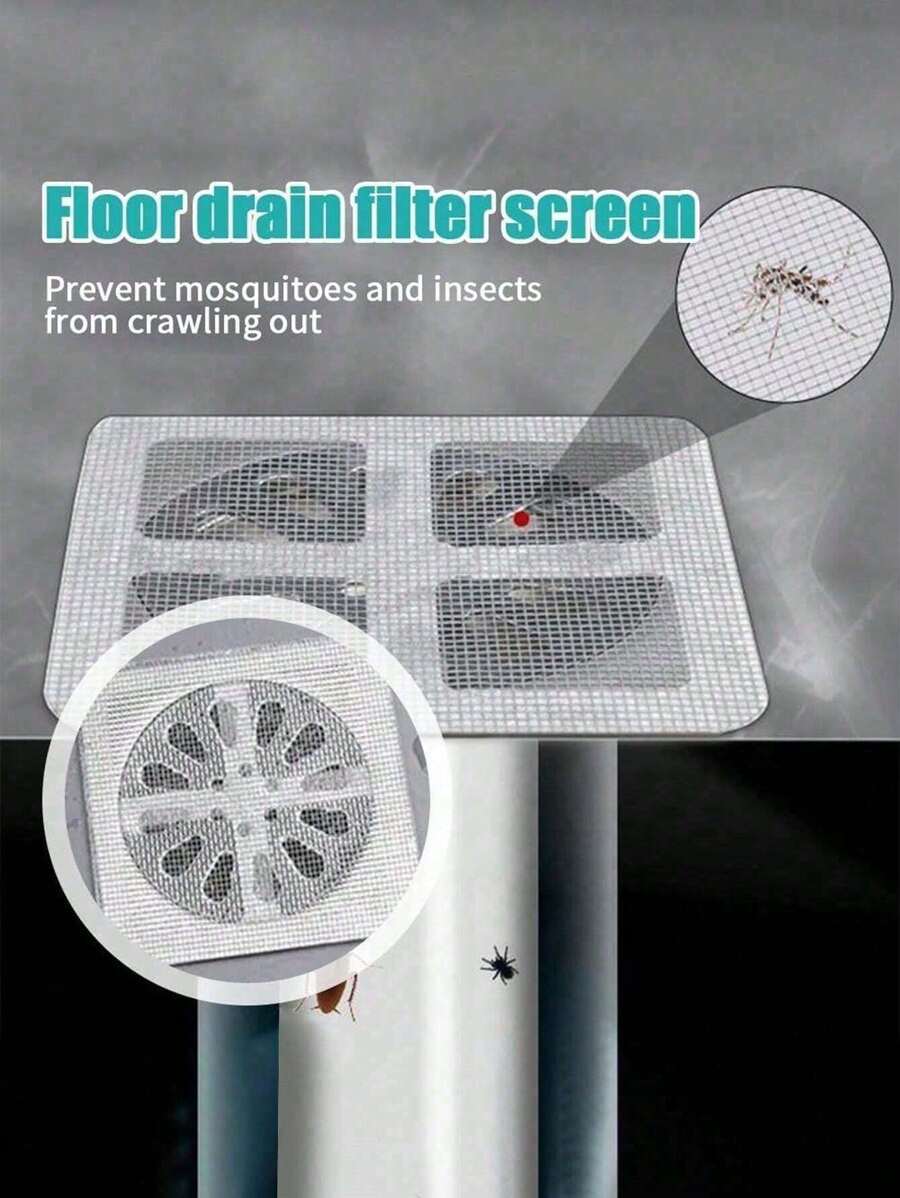 Drain Cover Stickers, Kitchen Anti-Clogging Filter Net, Bathroom Anti ...