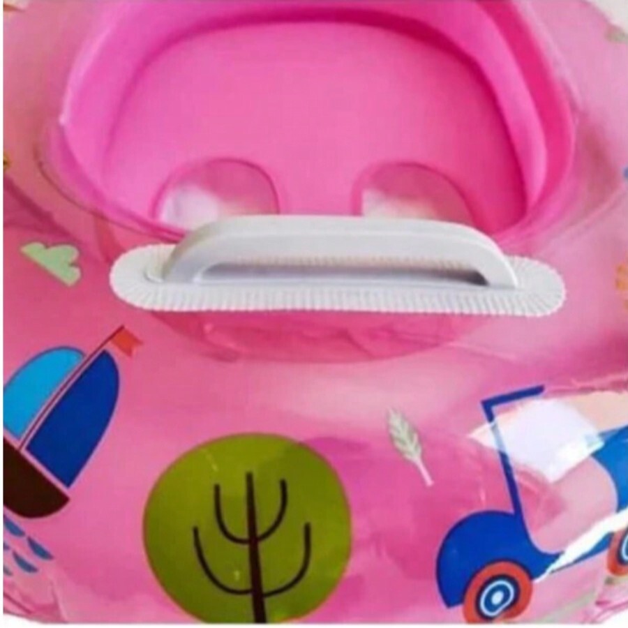 Boia Inflavel Infantil Para Bebê Piscina Verão Calor Azul Rosa e Verde ...