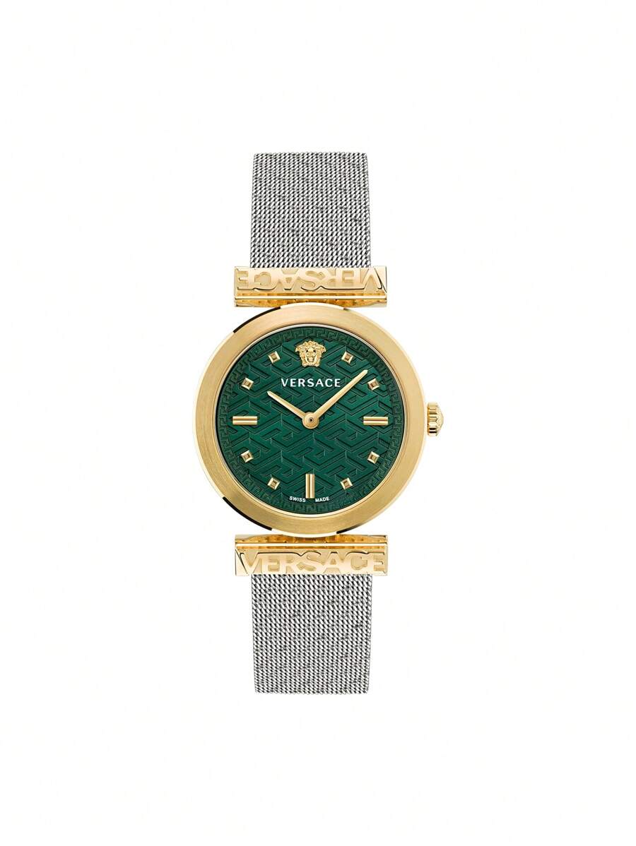 Versace Iconic Regalia Women Watch Green Dial Female Bracelet Watch ...