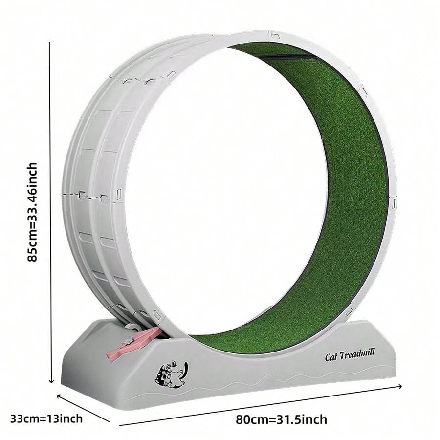 1 Piece Indoor Assembly Cat Roller Treadmill Silent Fitness Cat Running ...