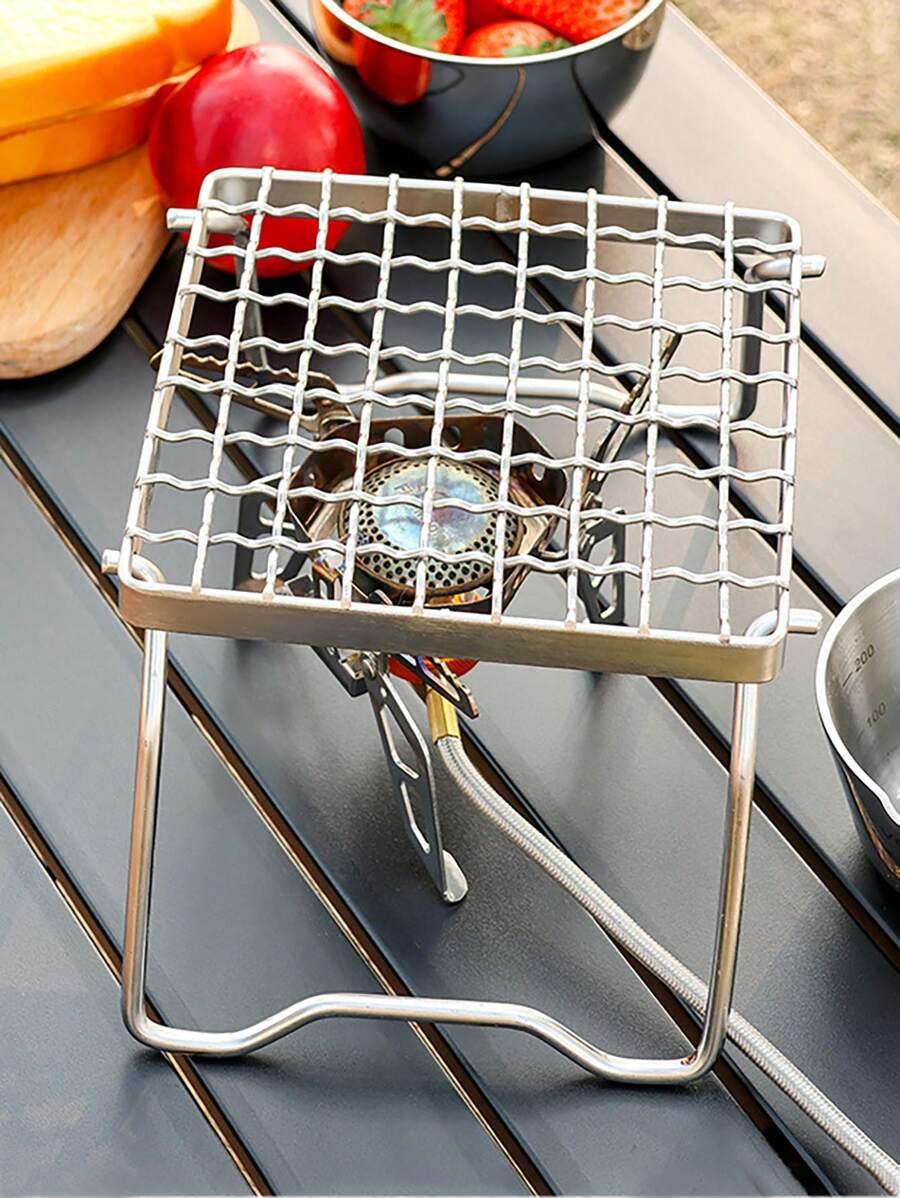 Outdoor Vertical Grill Grate Stand, Portable Folding Mini Cooktop Stove ...