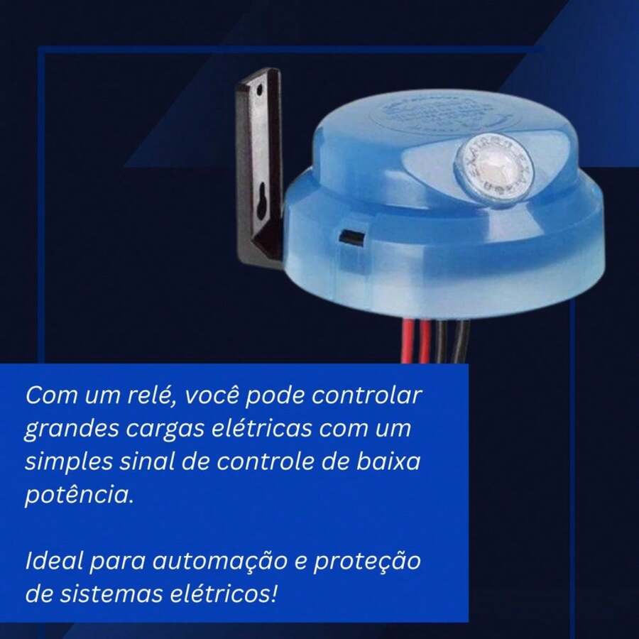 Kit 5 Rele Interruptor Fotoelétrico Fotocélula Iluminação Trifacil 220v ...