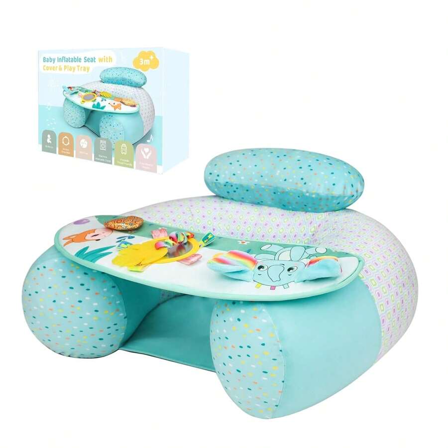 Blublu Park Baby Inflatable Seat With Cover For Babies 3-36 Months ...