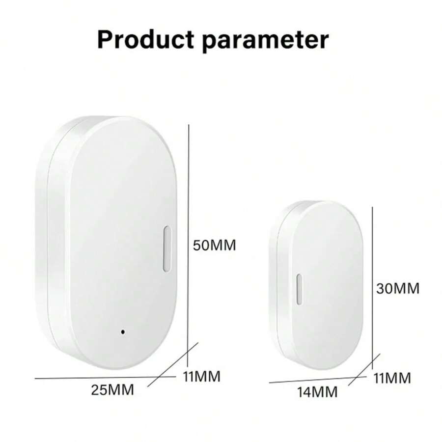 Tuya Zigbee Door Window Sensor Smart Anti-Tamper Button Wireless Home ...
