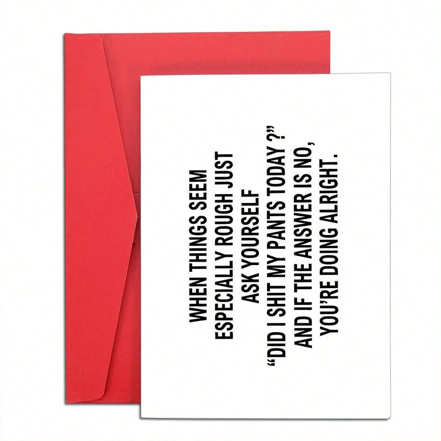 1pc "Support" Inspirational Greeting Cards With Envelopes, Perfect For ...