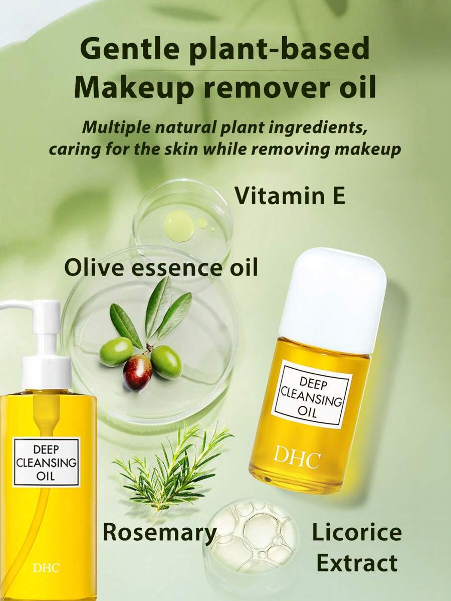 DHC Óleo de Limpeza Profunda DHC 30ml | Óleo de Limpeza Facial, Demaquilante, Limpa Sem Obstruir ...