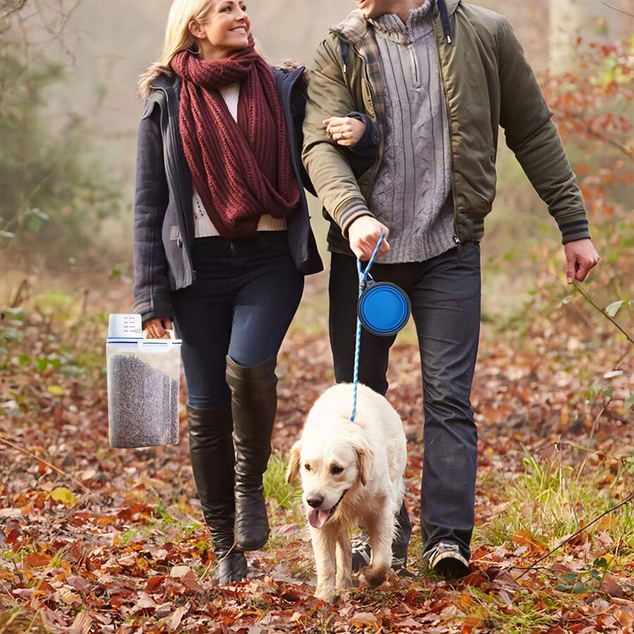 Pet Food Storage Containers, Portable Cat And Dog Food Containers With ...