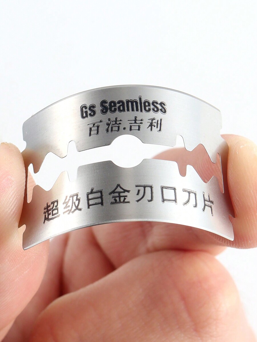 Stainless Steel Double-Sided Edge Razor Blade Vintage Blade Double ...