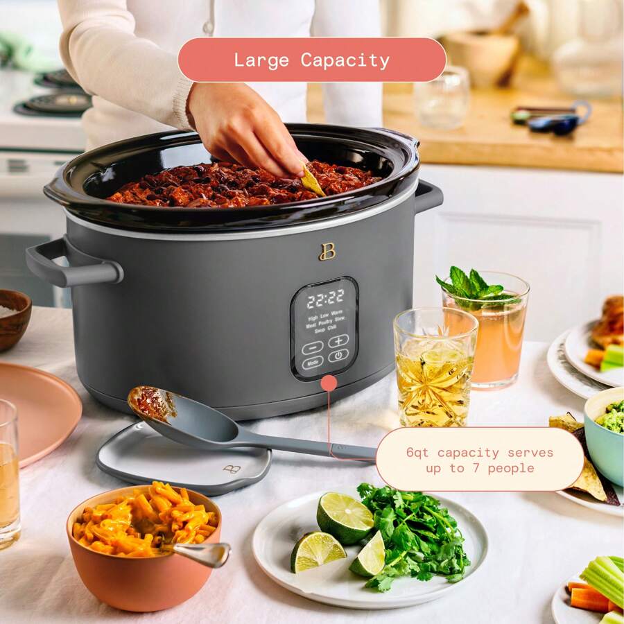 Beautiful 6 Qt Programmable Slow Cooker, Rose By Drew Barrymore | SHEIN USA