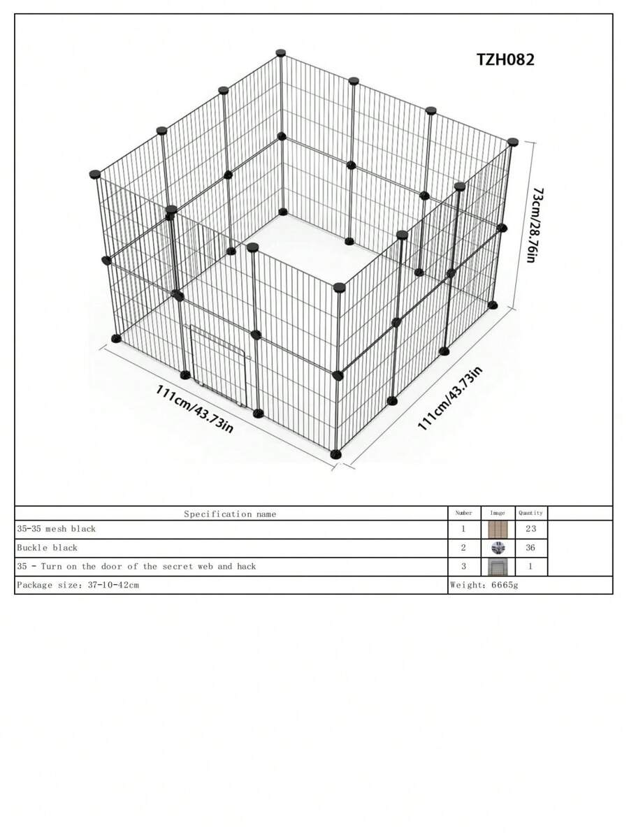 Multi-Purpose DIY Iron Wire Mesh Pet Cage, Dog Kennel, Chicken Coop ...